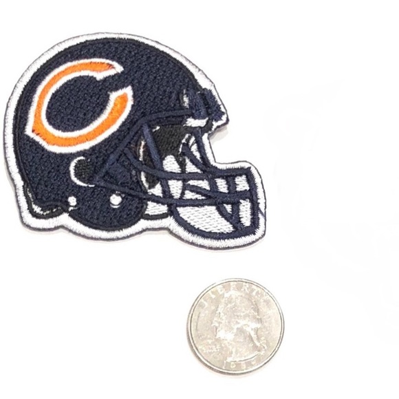Accessories | Bears Patch Chicago Iron On Football Helmet Diy | Poshmark